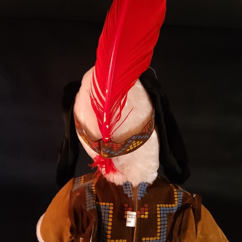 Peanuts United Feature Syndicate Native Indian Snoopy Soft Plush Toy 19 ...