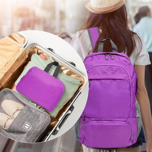 26L Lightweight Foldable Portable Backpack Durable Backpack Compact Bag ...