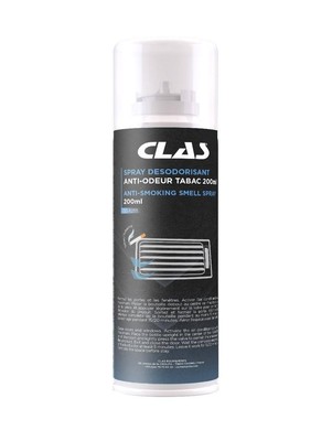 Spray percutable désodorisant anti-odeur tabac 200ml - CO 6255 - CLAS ...