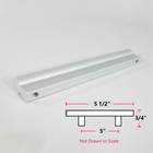 3-3/4" to 7-1/2" CC Aluminum Kitchen Cabinet Pull Handles Vanity ...
