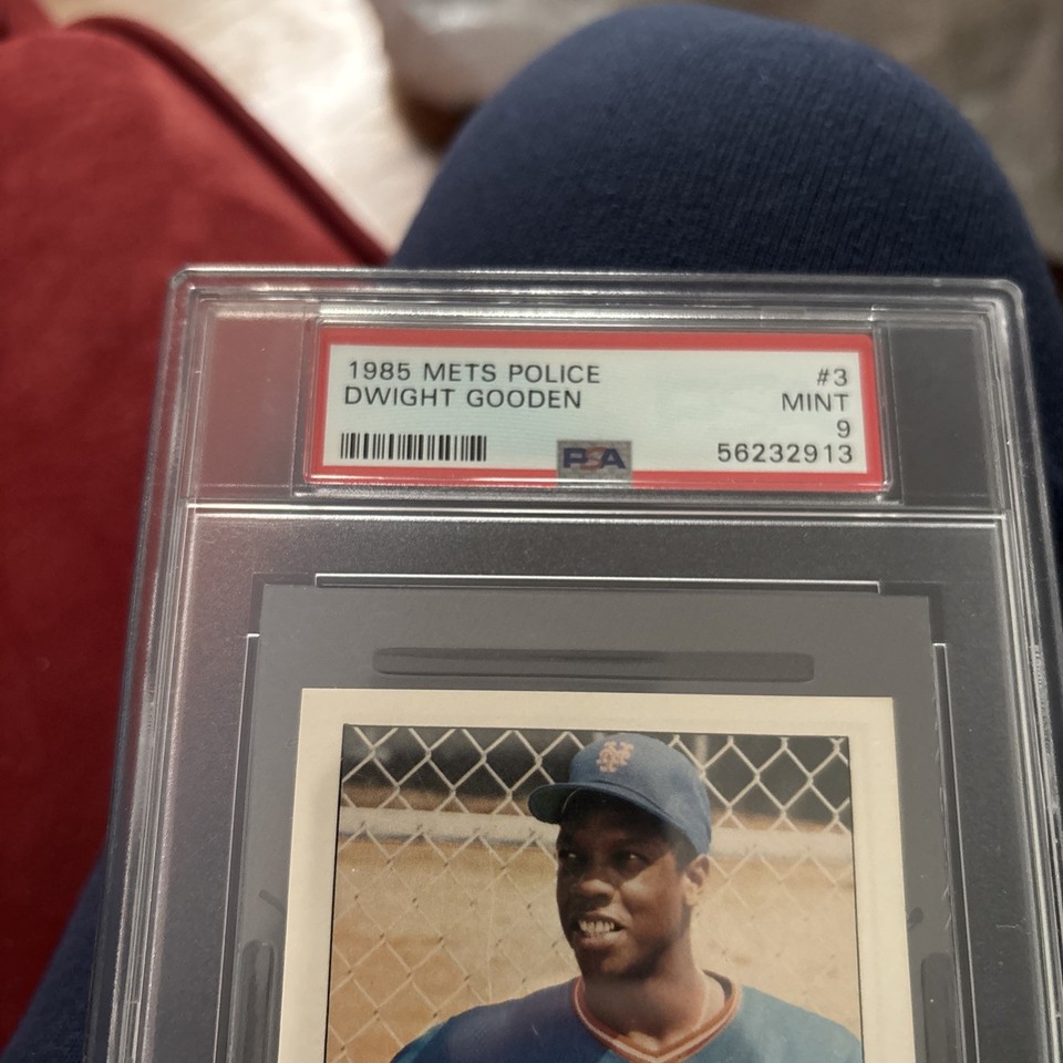 1985 METS POLICE #3 DWIGHT GOODEN RC PSA 9 | eBay
