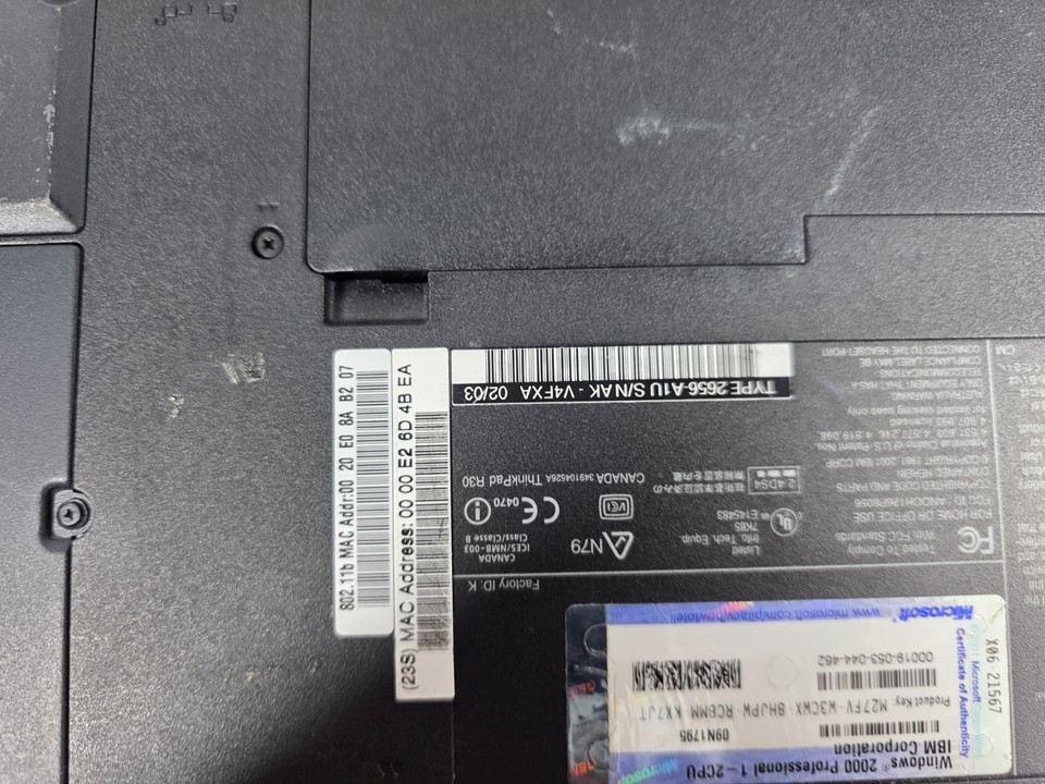 IBM Thinkpad R30 Intel Laptop | eBay
