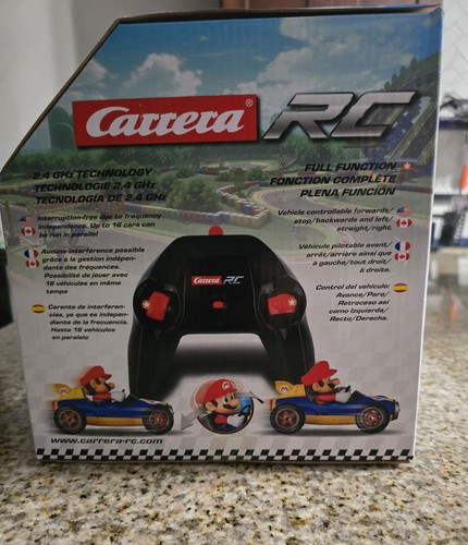 2020 Carrera Remote Control RC Car Mario Kart Mach 8 Mario 1:18 Scale 2 ...