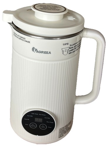Agreea Soy Milk Maker Nut Milk Milkshake Oat Kettle Dairy Free Kitchen ...