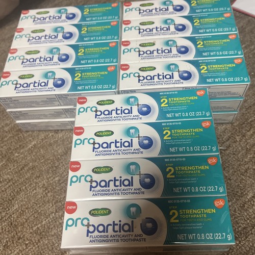 Polident Pro Partial Toothpaste Step 2 SEE EXP DATE 0.8 Oz 36 Travel ...