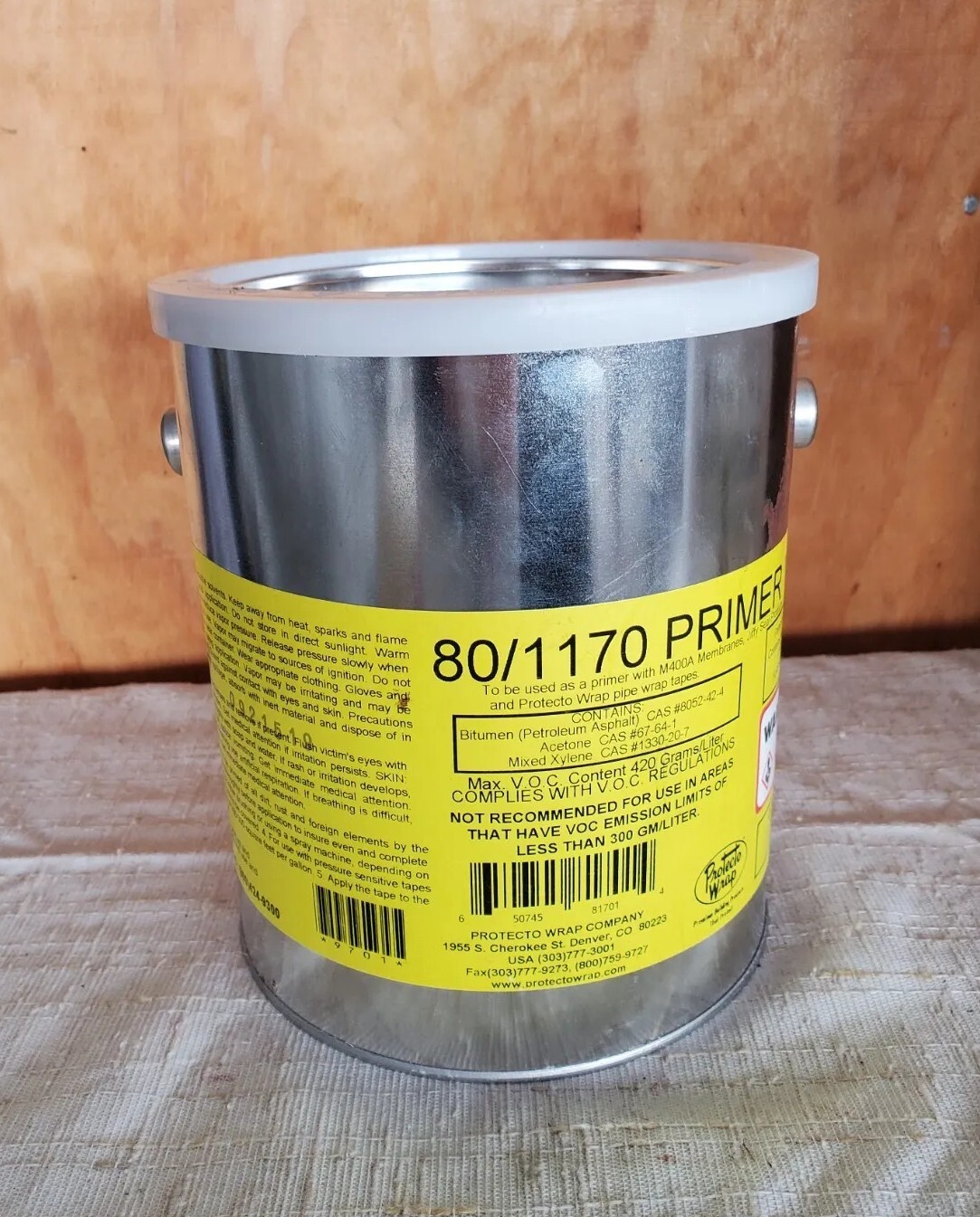 Protecto Wrap Asphalt 80/1170 Roofing Membrane Primer VOC 1 gal | eBay