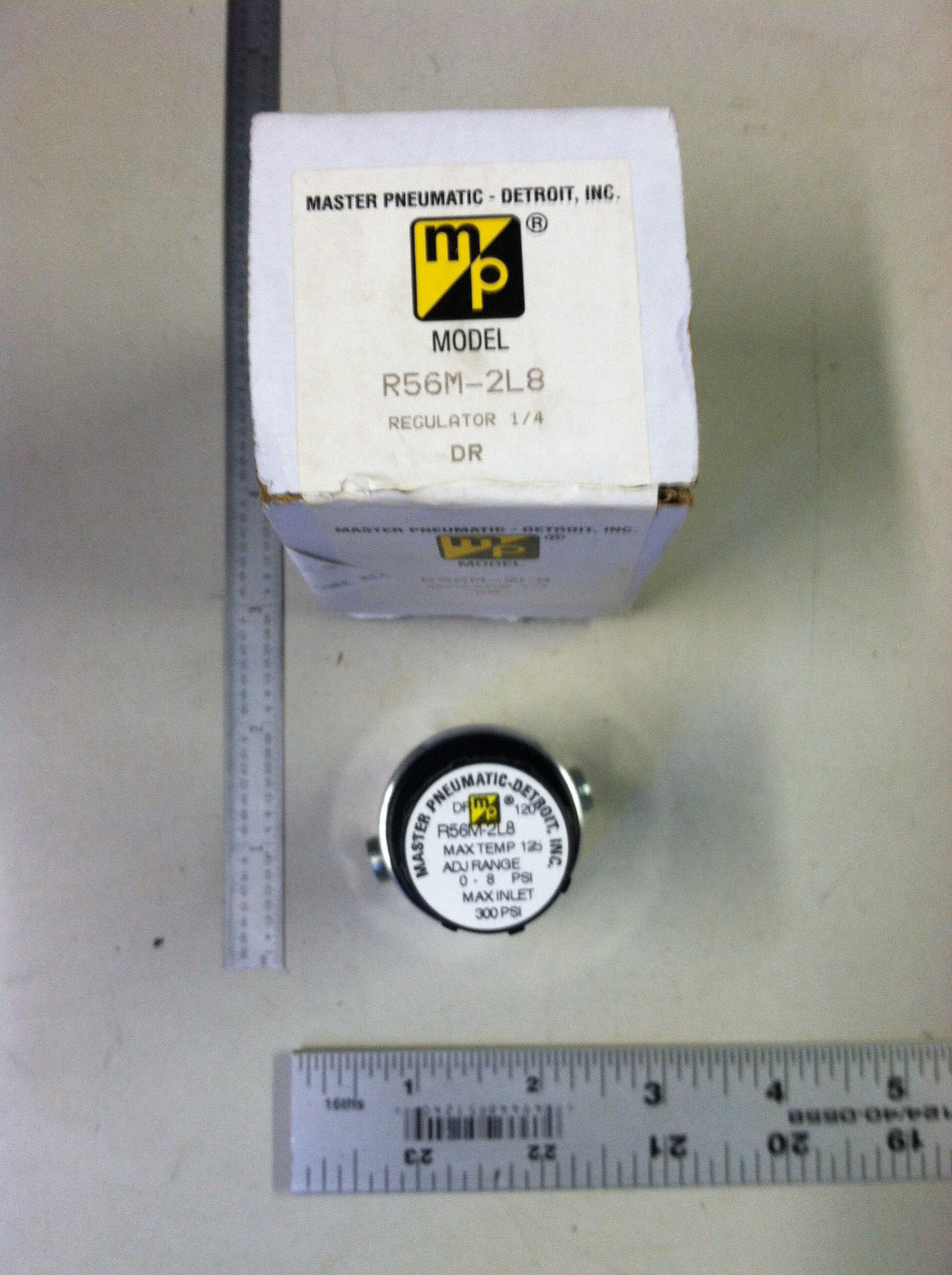 Master Pneumatic Detroit Pressure Regulator Valve R56M-2L8 NEW E0415 ...
