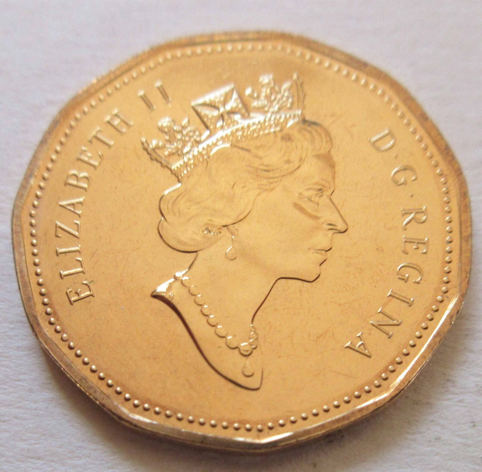 1997 Canada PROOF-LIKE One Dollar Loonie Coin. UNC. Rare One Dollar $1 ...