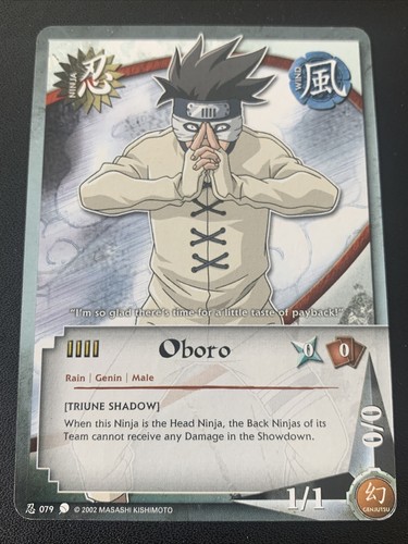 Naruto Card CCG TCG Bandai Oboro Ninja 079 | eBay
