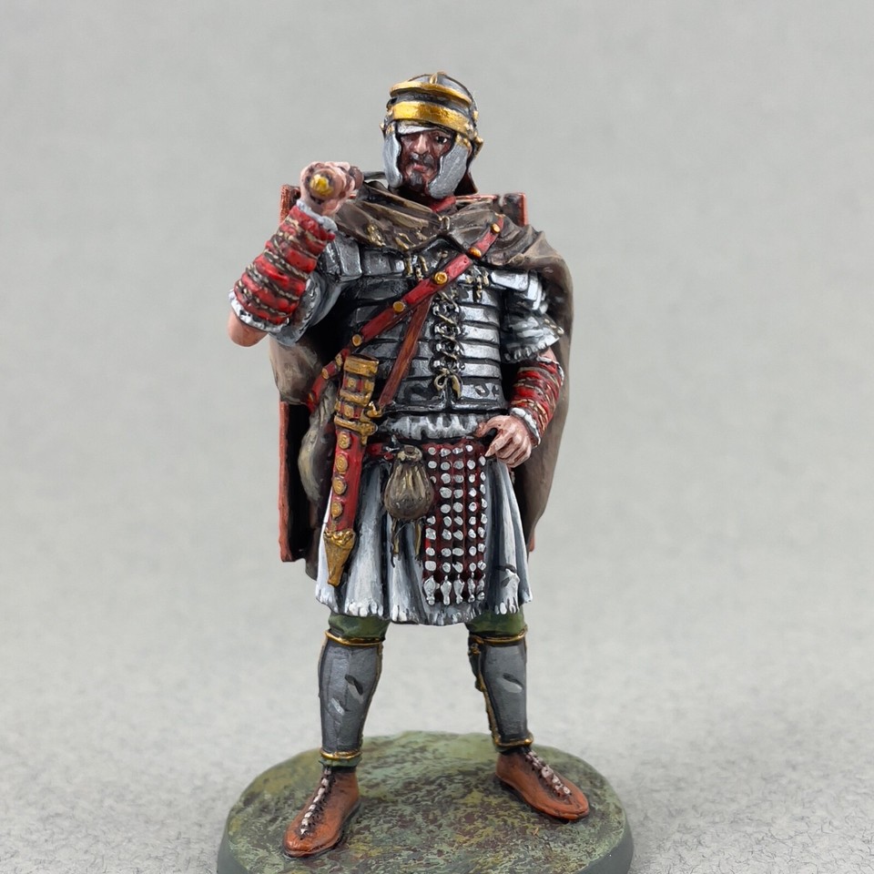 Evocatus, Roman soldier miniature 54 mm, Collectible figure, Painted ...