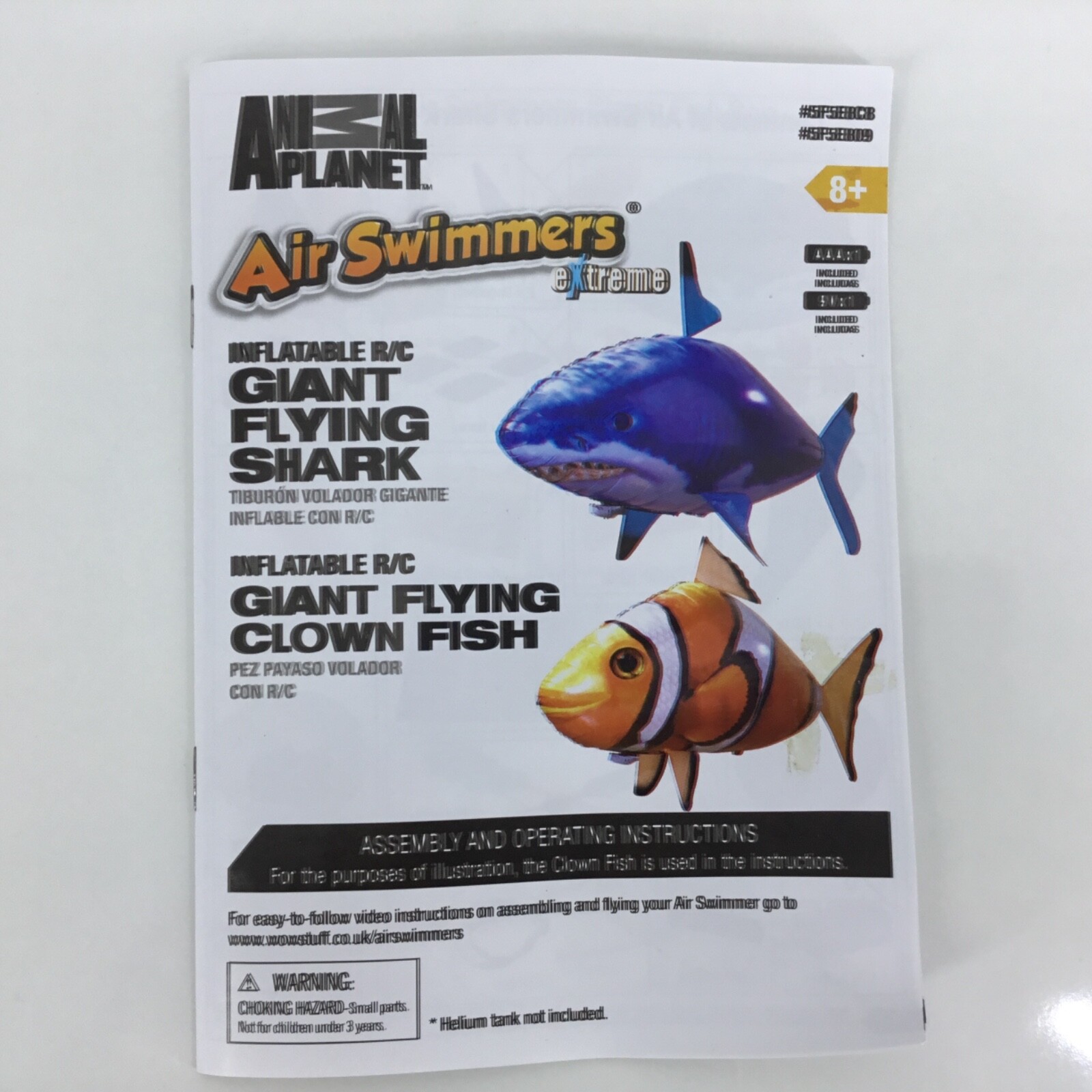 Air Swimmers Remote Control Flying Shark Helium Float Fly Balloon for ...