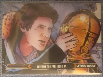 Non-sport Trading Card, Star Wars, Artists Rendering, Hans And C3P0 ...
