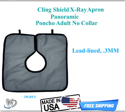 Dental X-Ray Apron Cling Shield® Pano Cape Apron .3 mm, Lead Lined ...