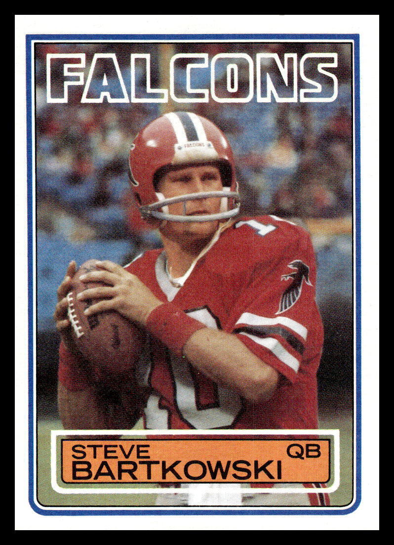 Steve Bartkowski 1983 Topps #15 Atlanta Falcons Football Card | eBay