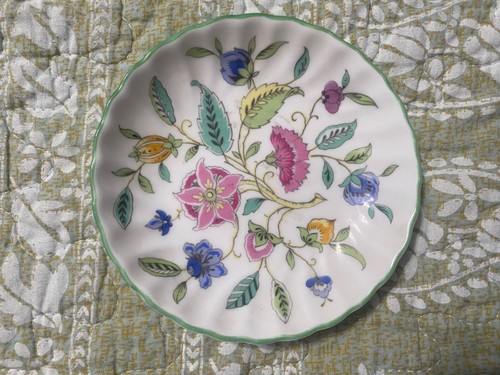 Haddon Hall Minton Bone China Trinket, Butter Pat Dish. | eBay