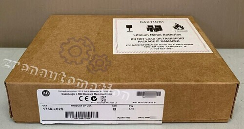 1756-L62S Ser B AB GuardLogix 4 MB Standard Mem Controller Expedited ...