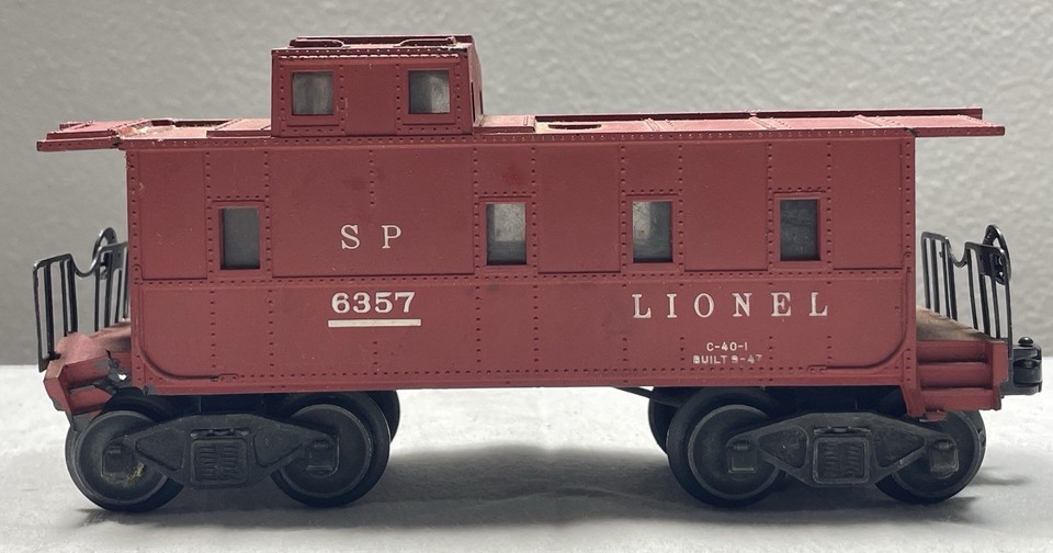 Vintage Lionel 6357 SP caboose in red with original Lionel box. O gauge, 3-rail. | eBay