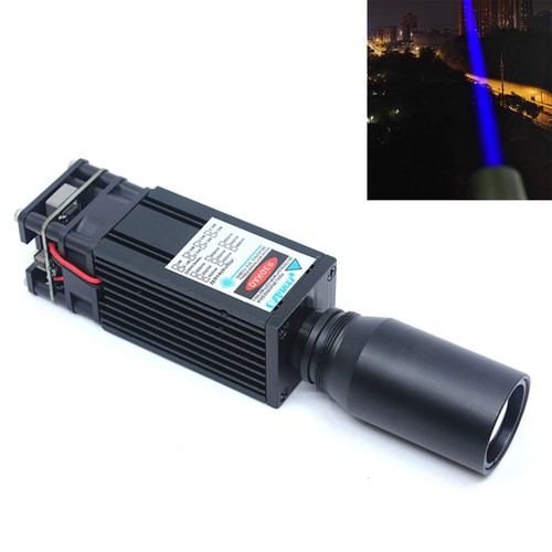 450nm 10W 12V Blue Thick Beam Laser Module, Supporting PWM and TTL ...