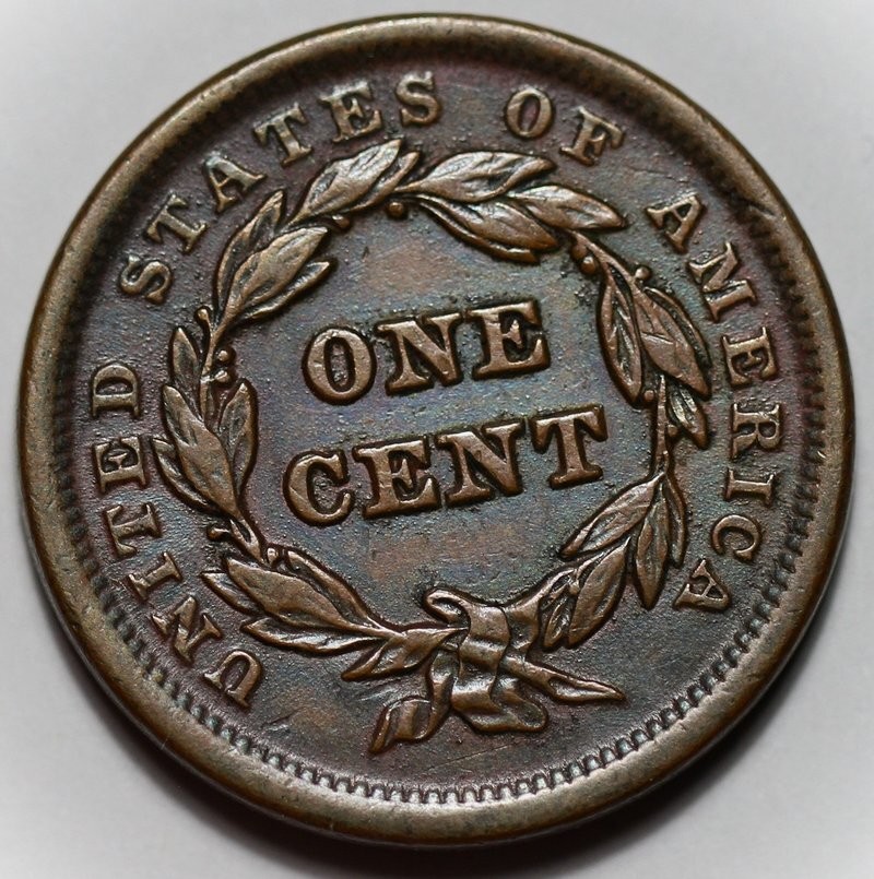 1841 Braided Hair Liberty Head Large Cent (N-5) - US 1c Copper Coin | eBay