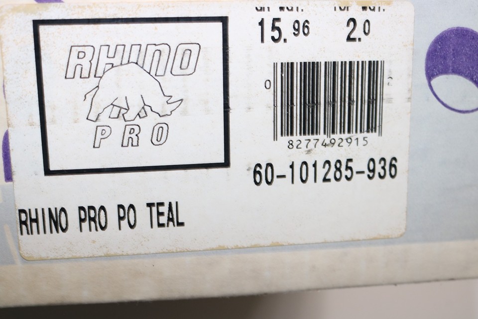 Brunswick Rhino Pro Teal Undrilled 15.96 lb Bowling Ball in Box | eBay
