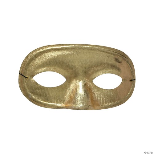 Domino masks-gold | eBay
