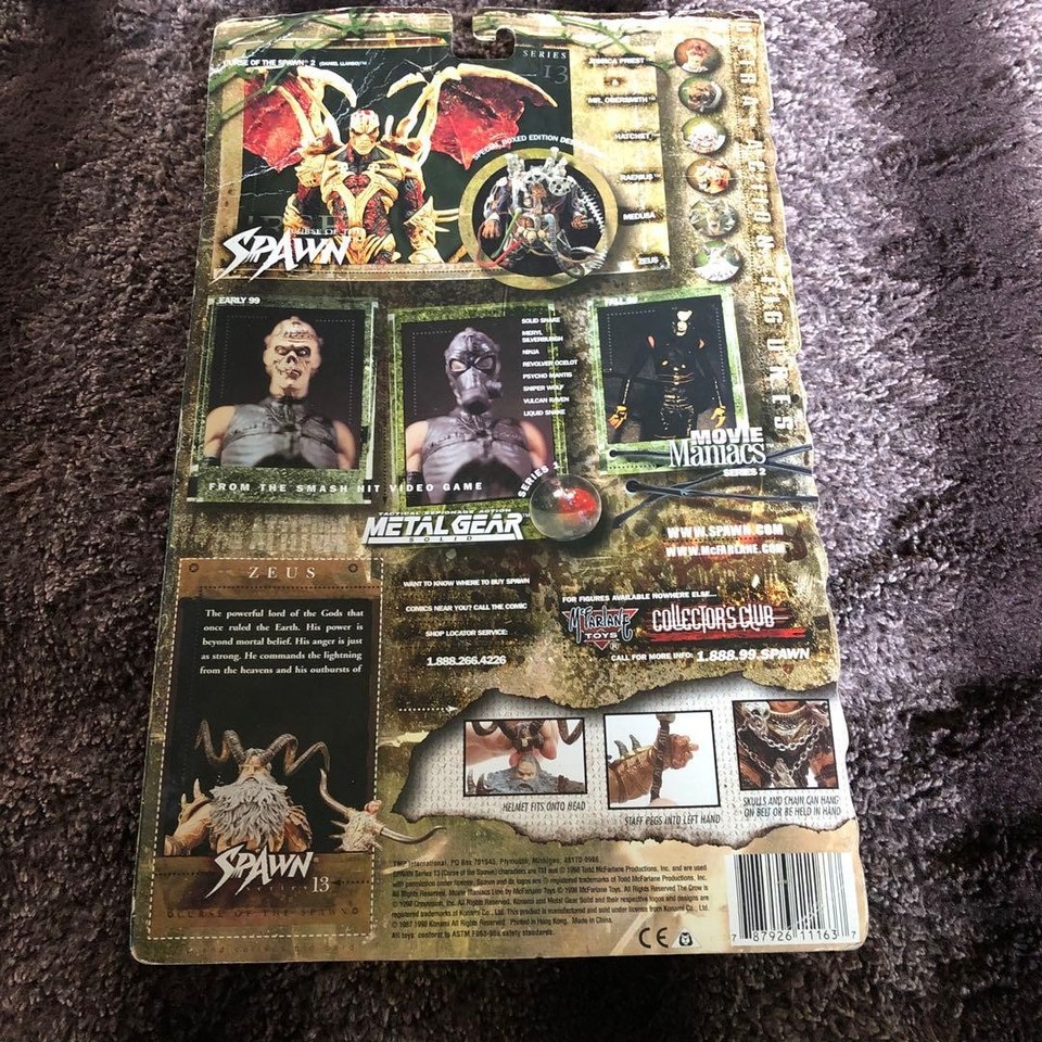 McFarlane Spawn ZEUS Figure #33c946 | eBay