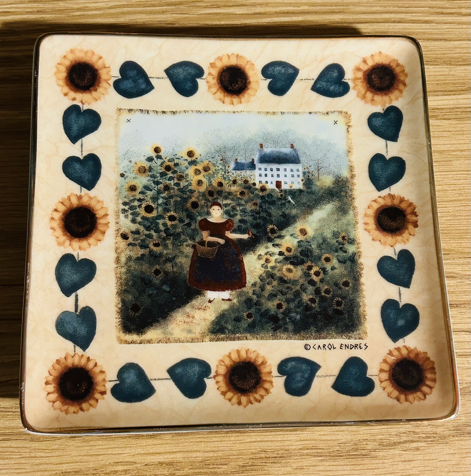 CAROL ENDRES "ANNAS FIELD" FRANKLIN MINT HEIRLOOM NUMBERED PLATE | eBay