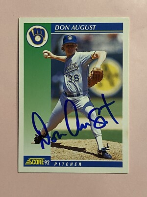 Don August 1992 Score IP Auto Autograph | eBay