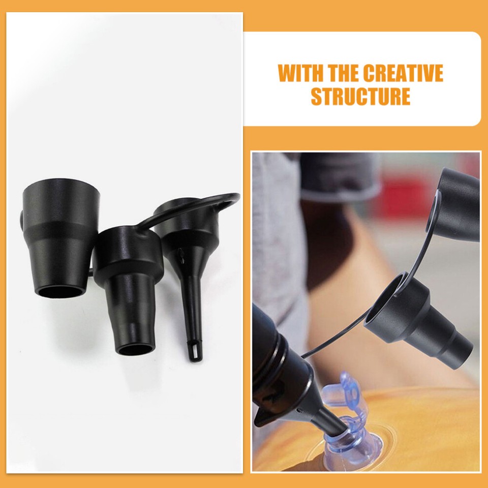 Set of 5 Air Pump Nozzle Mother Travel Plastic Nozzles Replacement ...