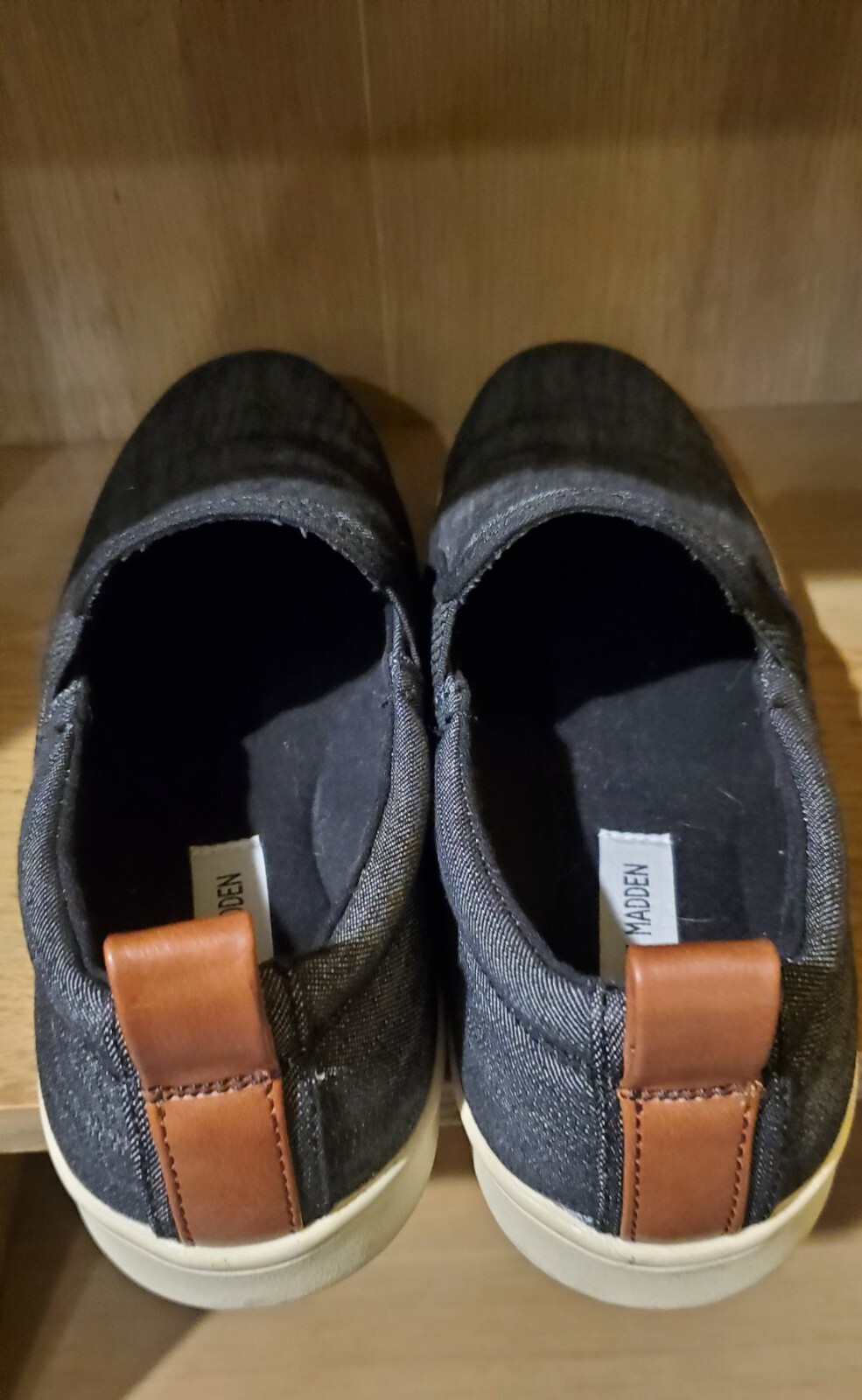 Steve Madden Men's Fizer Sneaker Black/Dark Gray siz… - Gem