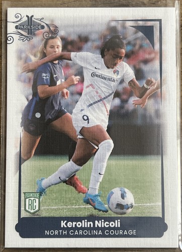 2022 Parkside NWSL Paramount Kerolin Nicoli Rookie RC 370/749 NC ...