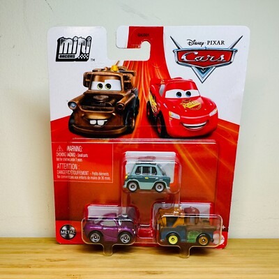 Disney Pixar Diecast Cars Mini Racers Professor Z Mater Holley ...