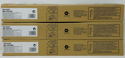 SHARP MX-27G 3 TONER ORIGINALE CIANO MAGENTA GIALLO MX-2300N/MX-2700N/3500N/4500 | eBay
