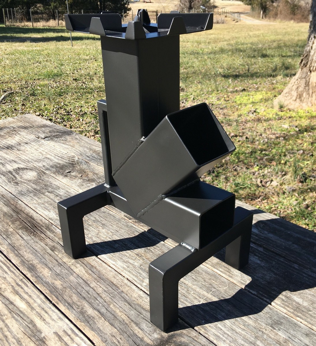 Instructables Rocket Stove Building A Rocket Stove For The Cabin : 54