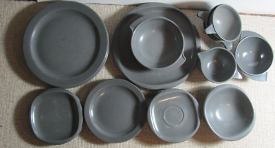 Lot of 21 Melmac Boontonware Plates & other Dinnerware NJ Mid Century ...