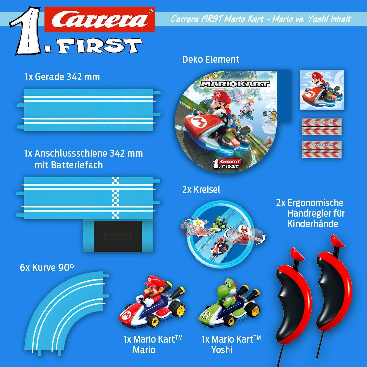 Carrera First Nintendo Mario Kart Race Track Set 4007486630260 | eBay
