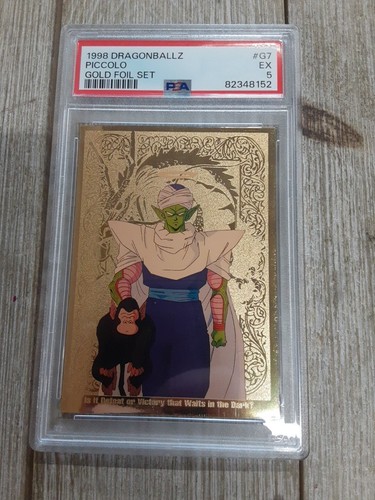PSA Graded 5 1998 Dragon Ball Z Piccolo Gold Foil Set | eBay