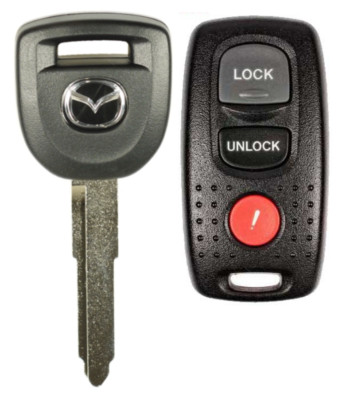 NEW Chipped Key + Remote Fob For Mazda 6 2003 - 2005 KPU41846 MZ24 ...
