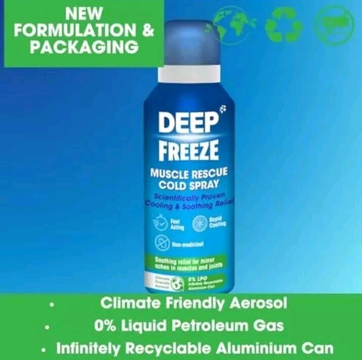 Deep Freeze Pain Relief Cold Spray 72.5ml - 6 Packs | eBay UK