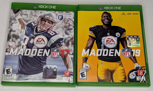 Lot of 2 Football Games Microsoft Xbox One - Madden NFL 17 & Madden NFL ...