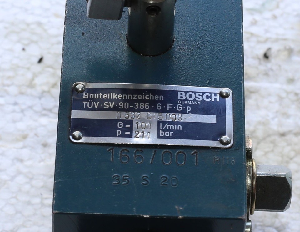 BOSCH 0 532 015 003 HYDRAULIK VALVE | eBay