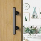 12" Sliding Barn Door Handles Pulls Double Sided Hardware Set Flat ...