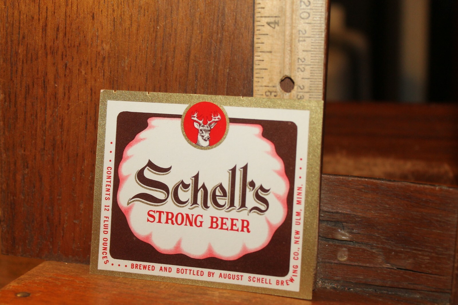 Vintage Beer Label Schell's | eBay