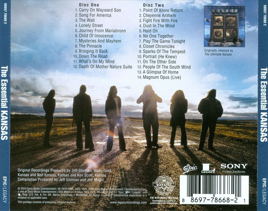 KANSAS - THE ESSENTIAL KANSAS NEW CD 886977866821| eBay