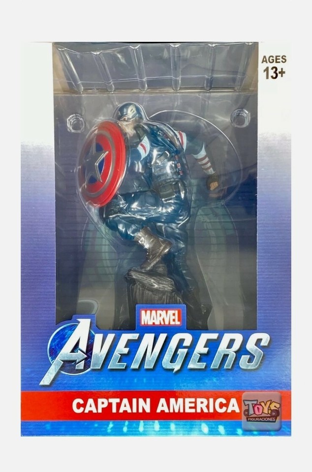 MARVEL GAMERVERSE AVENGERS SERIES 1 CAPTAIN AMERICA 1/10 PVC STATUE ...