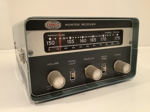 VTG SONAR RADIO MONITOR RECEIVER MODEL FR-102 - SOLD AS IS FOR PARTS OR ...