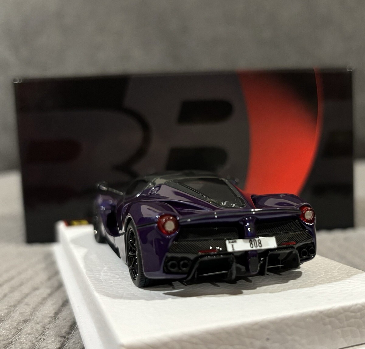Purple Black Ferrari Laferrari