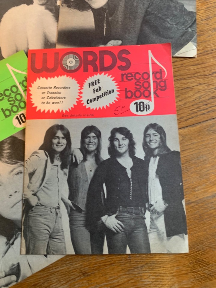 Vintage Record Song Books 1975 | eBay UK