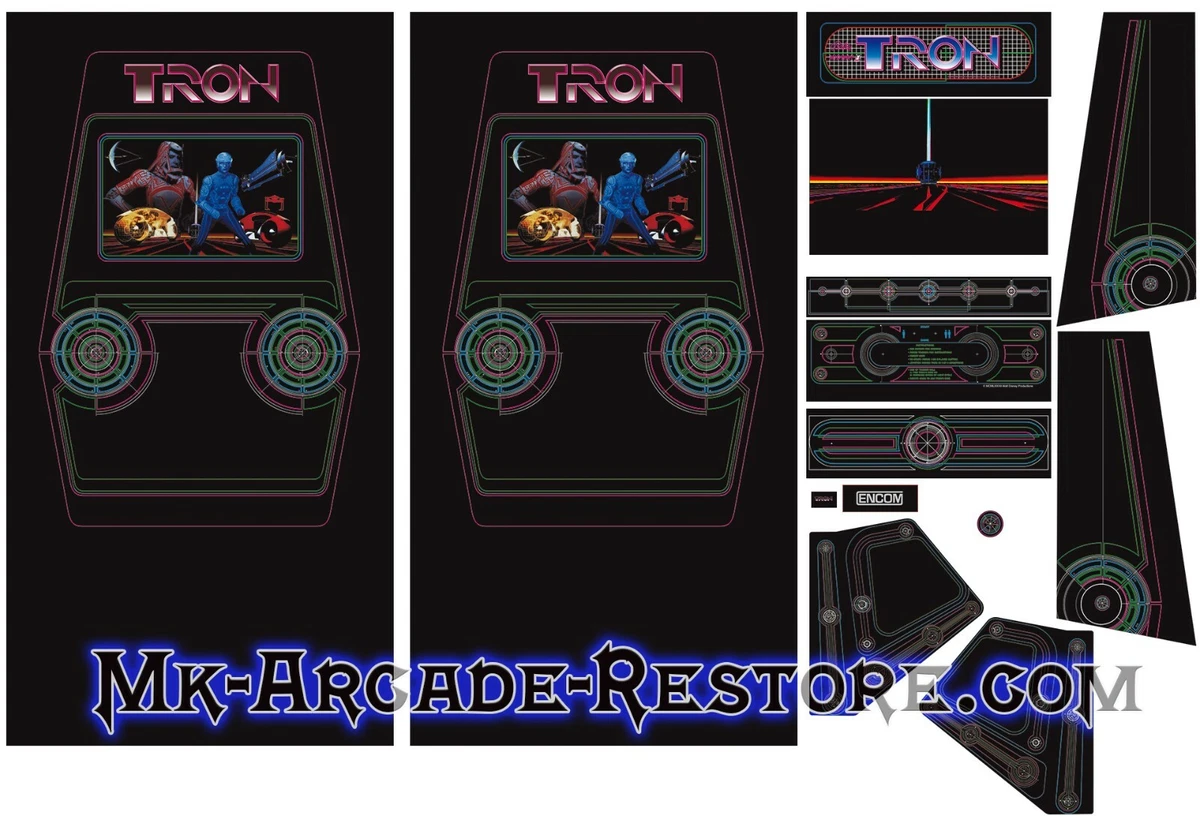 Tron Arcade Game Side