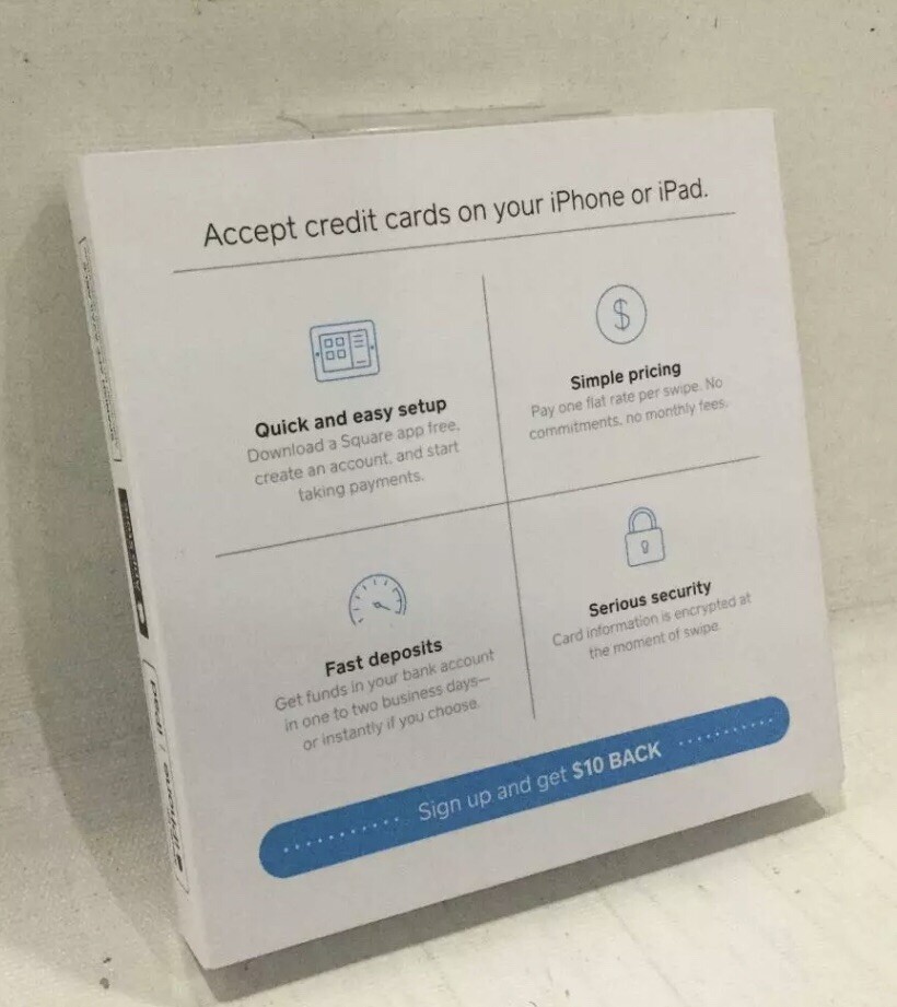 NEW Square - Magstripe Reader with Lightning Connector - Glossy White ...